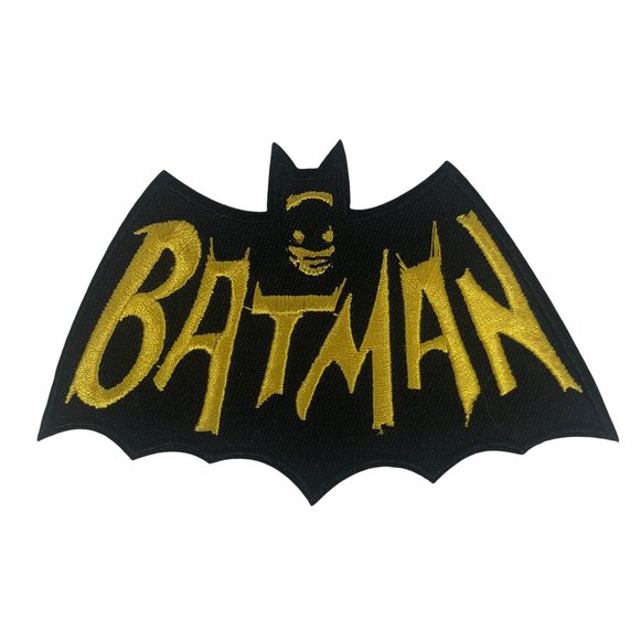 Accessories | Batman Patch Embroidered Iron On Sew Applique Hero Black ...